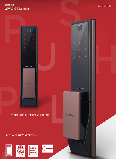 Khóa điện tử wifi Samsung SHP-DP738